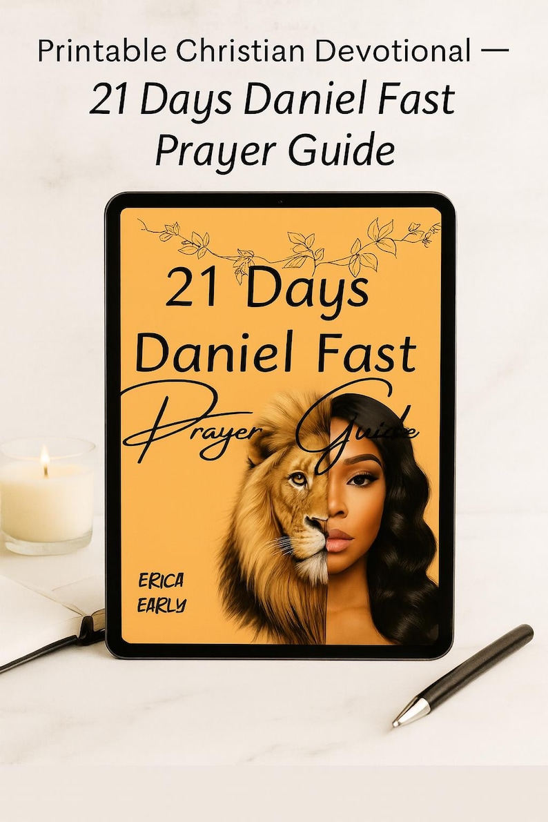 21-day Daniel Fast Prayer Journal | Christian Devotional (printable PDF ...