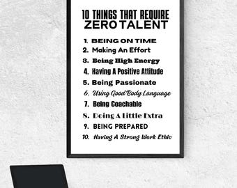 10 Things That Require Zero Talent Classroom Display, Pastel Rainbow - Etsy