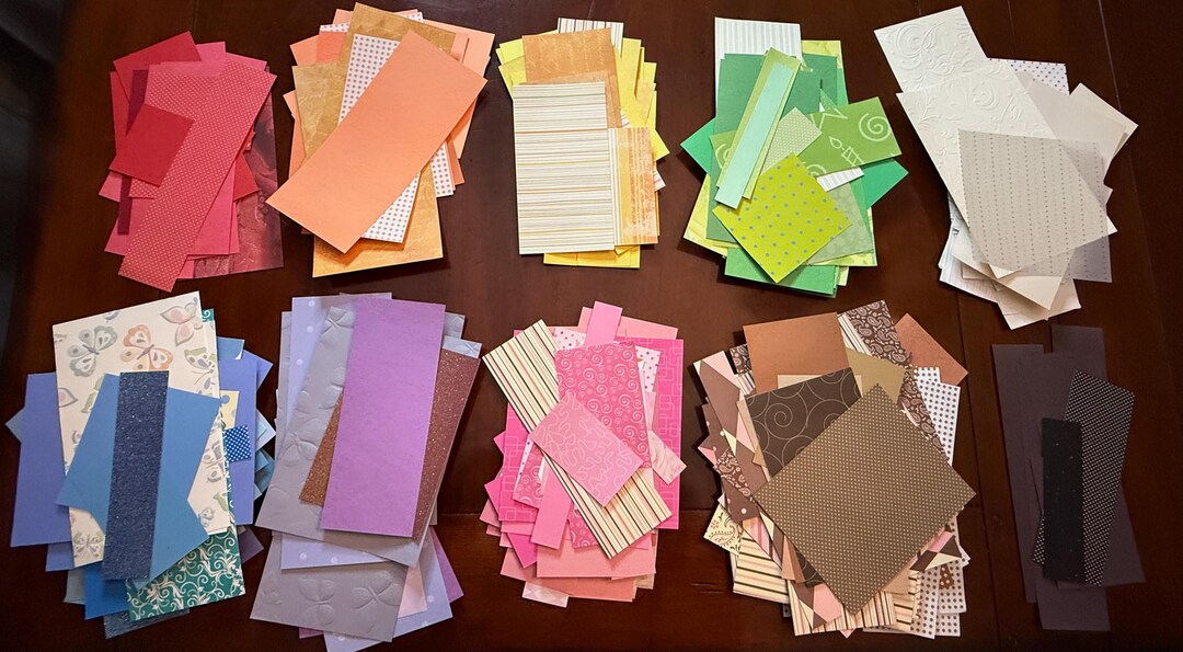 Scrap Paper Bundle - 100 Pc Scrapbook/junk Journal Paper Pack, Craft ...