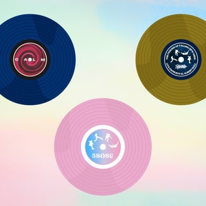 5SOS Vinyl Record Sticker Pack Waterproof Die-cut Stickers - Etsy Australia