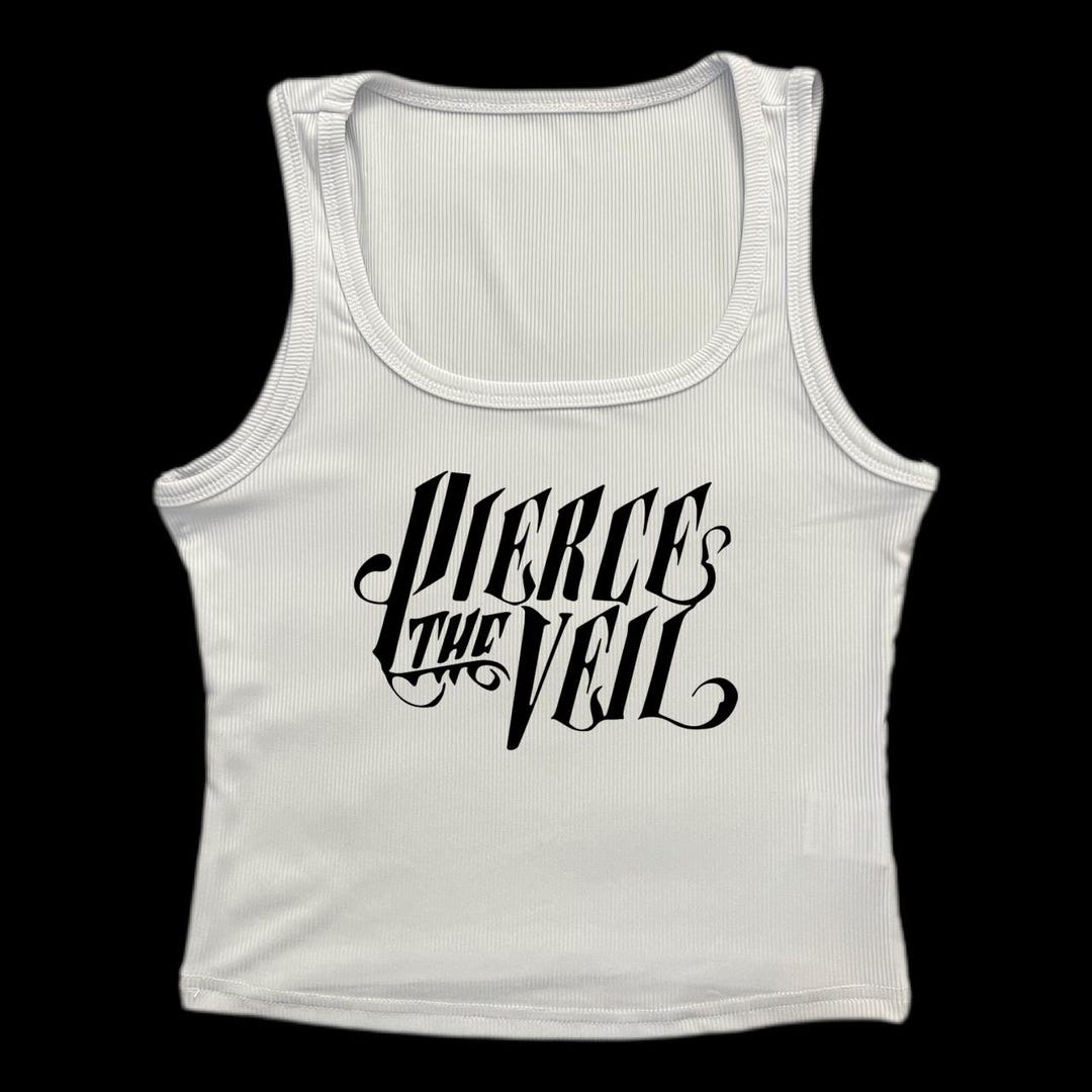 Ptv Pop Punk Emo Band Cropped Tank Top - Etsy