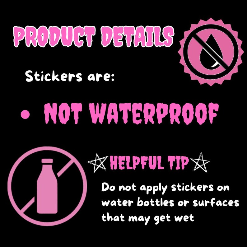 Alt Nu Metal Band Kawaii Pink Rainbow Sticker for Laptop, Phone ...