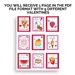 Printable Food Valentine's Day Cards, Classroom Valentine's Day Cards ...
