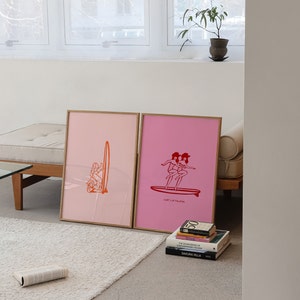 Vintage Western Wall Art Surfing Poster Vintage Cowboy Poster Girly ...