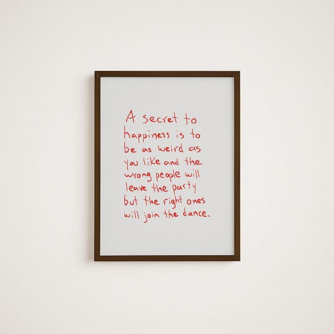 Trendy Positive Quote Print Inspirational Typography Poster Modern ...