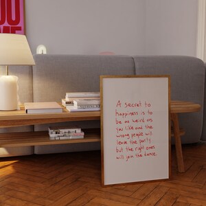 Trendy Positive Quote Print Inspirational Typography Poster Modern ...