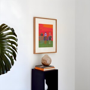 Vintage Western Wall Art for Living Room Funky Cowboy Poster Entryway ...