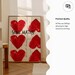 Retro Love Poster for Couples Decor Vintage Print Red Wall Art for ...
