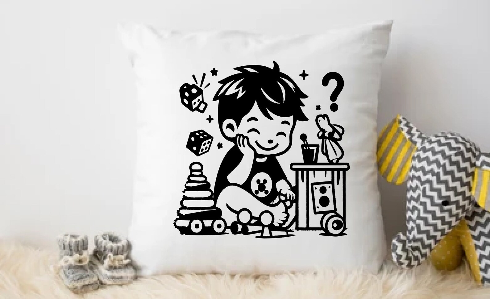 Happy Child PNG & SVG, Cheerful Toddler Clipart, Playful Art Print, DIY ...