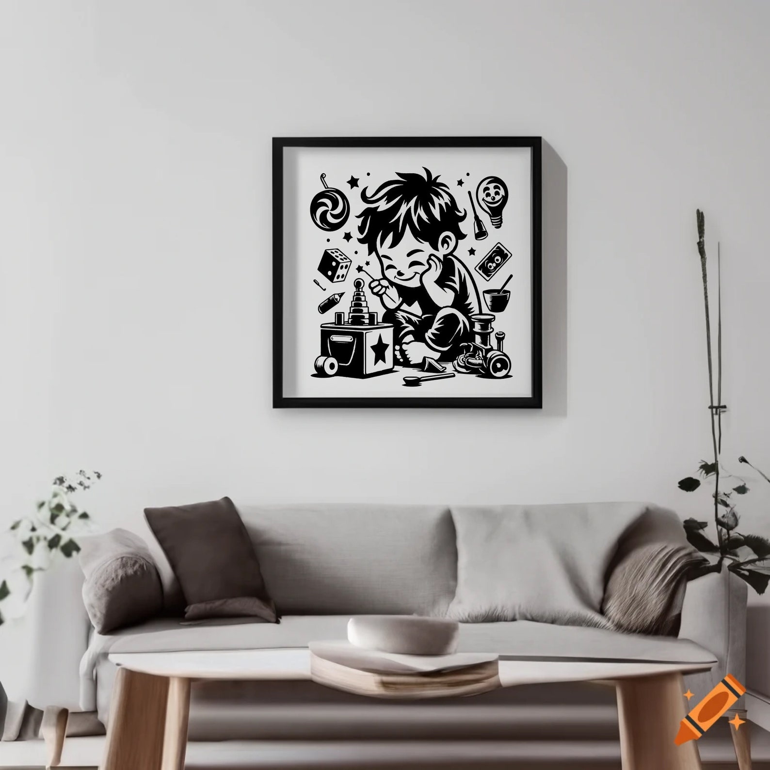 Happy Child PNG & SVG, Cheerful Toddler Clipart, Playful Art Print, DIY ...