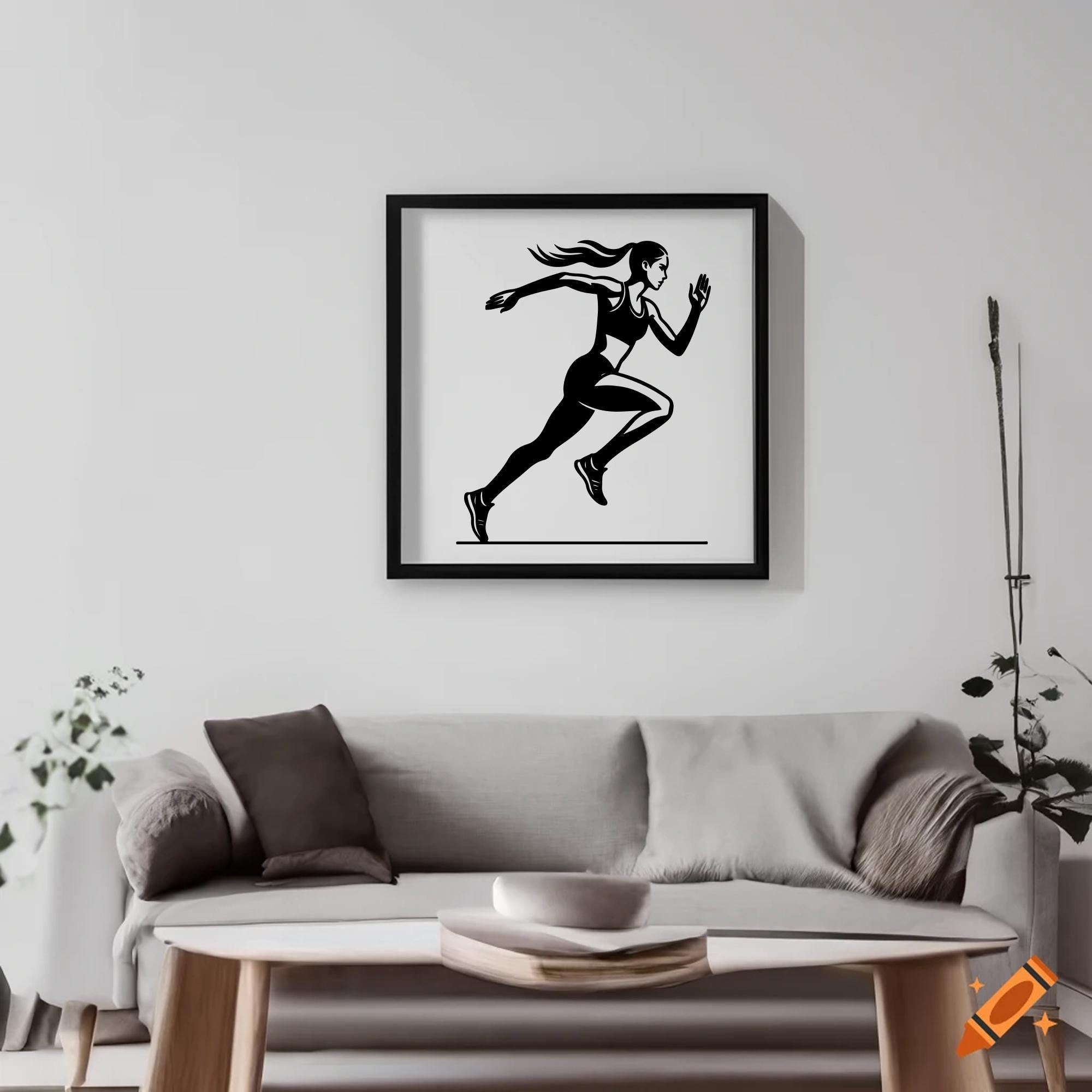 Runner Silhouette: Track and Field Design (PNG, SVG, JPG Digital ...