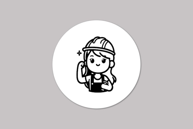 Woman Construction Worker PNG & SVG, Female Builder Clipart, DIY ...
