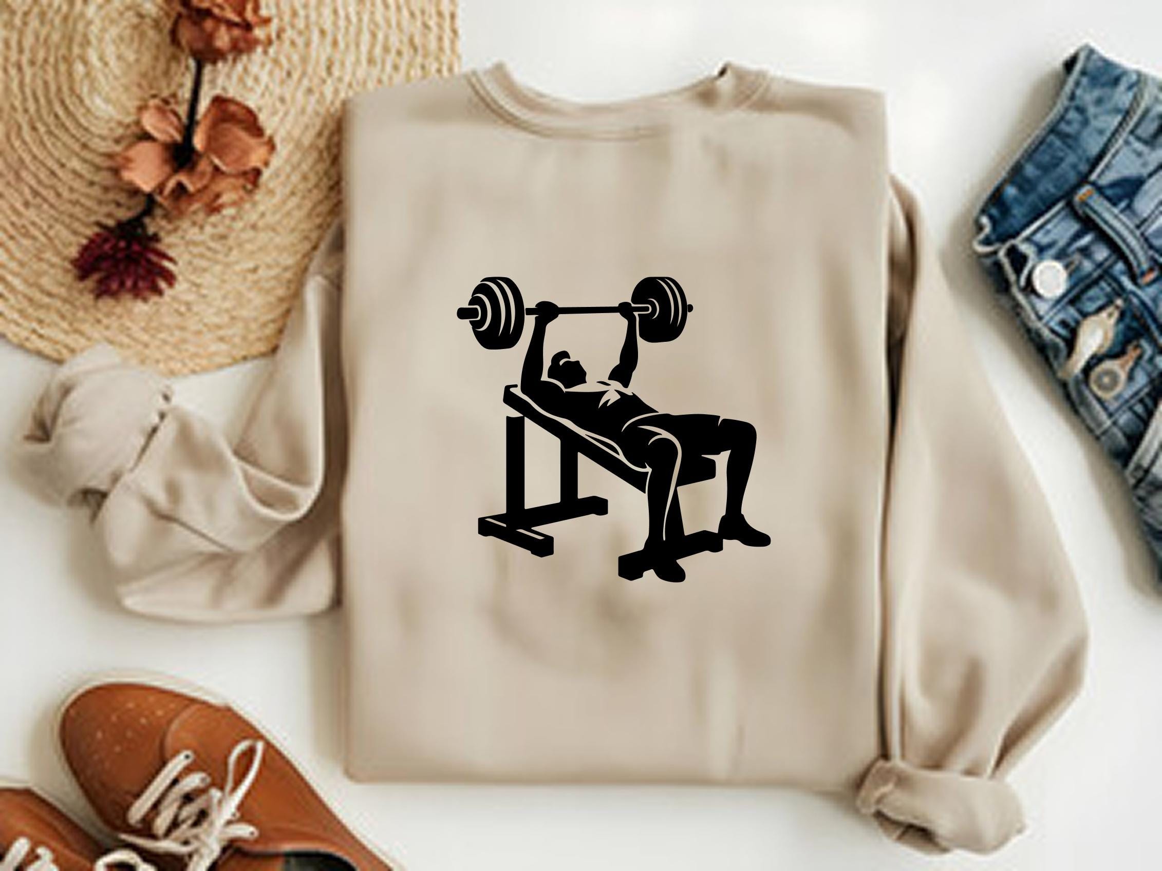 Bench Press PNG & SVG, Sports Clipart, Gym Jpeg, Athletic Logo ...