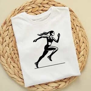 Runner Silhouette: Track and Field Design (PNG, SVG, JPG Digital ...