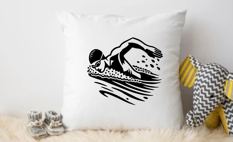 Female Swimming PNG & SVG Jpg, Sports Clipart, Athletic Design, DIY ...