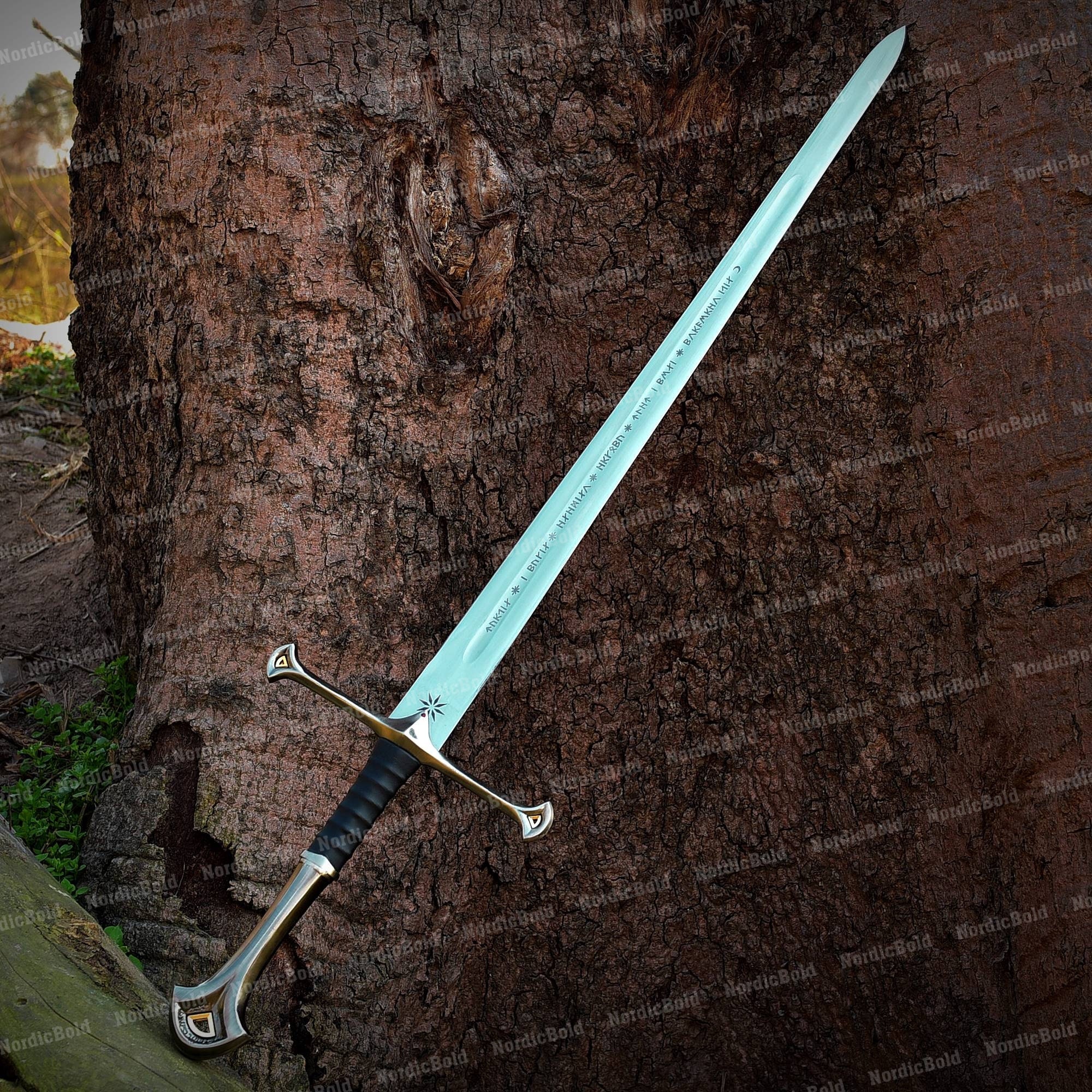 Exquisite Handcrafted Stainless Steel Master Sword Full Tang With ...