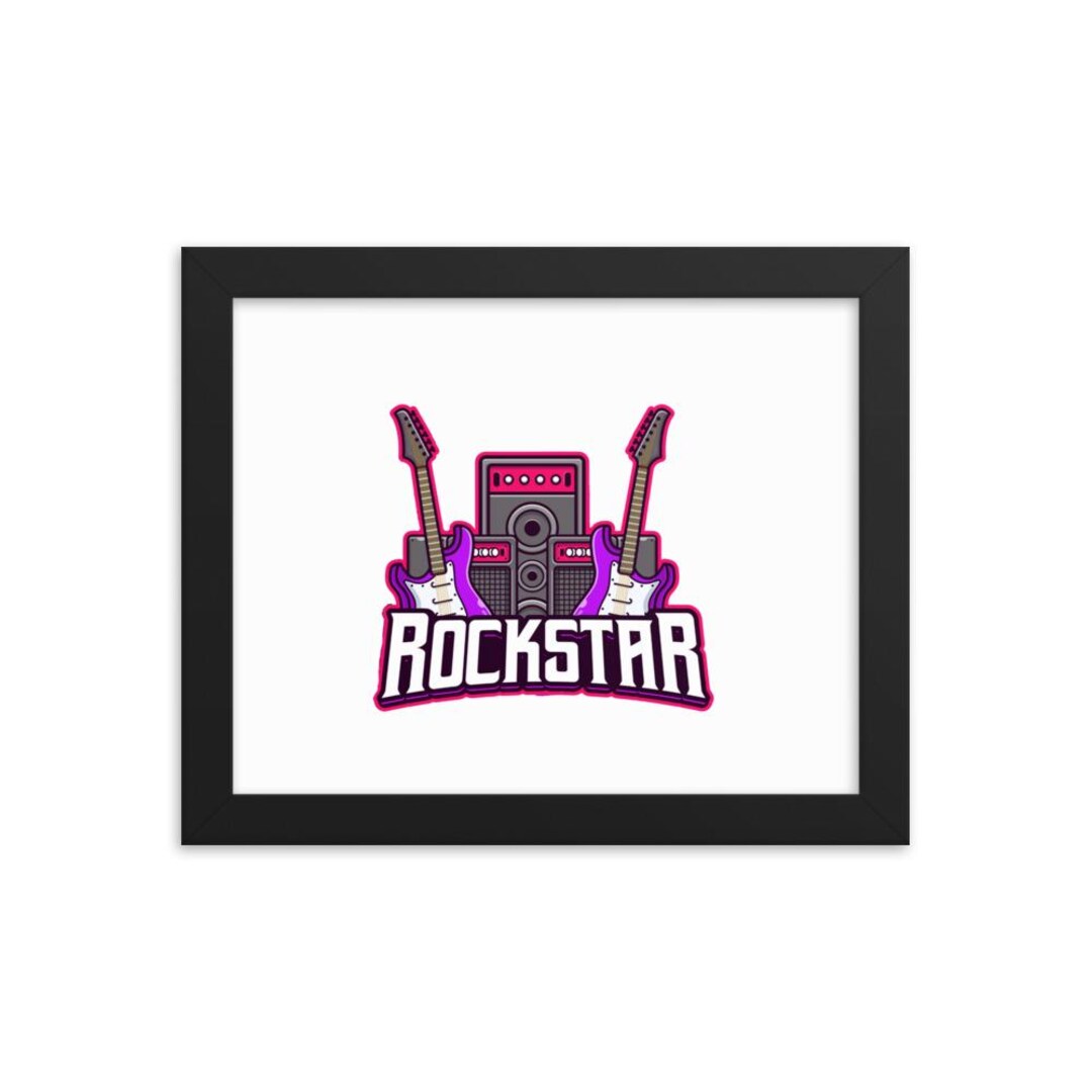 Rockstar Framed Poster - Etsy