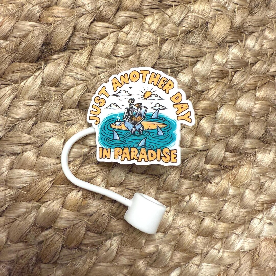 Just Another Day in Paradise Skeleton Humor Funny Stanley Cup/tumbler ...