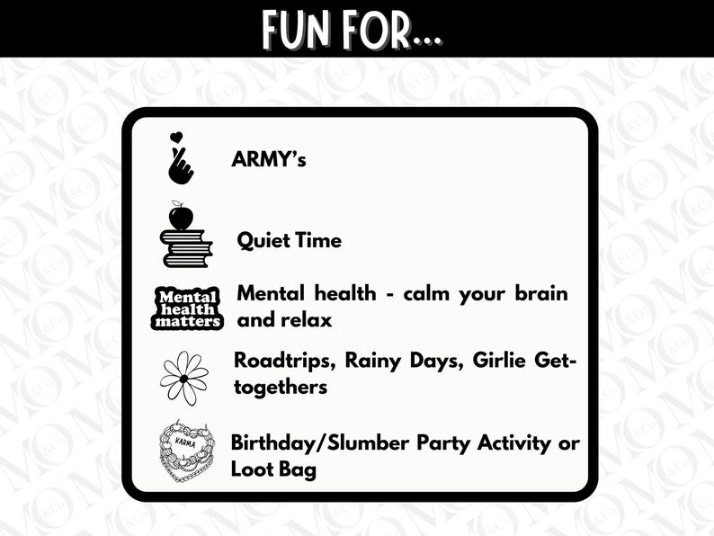 K-POP I-SPY Colouring Page, Fun Printable Activity for Army's, Digital ...