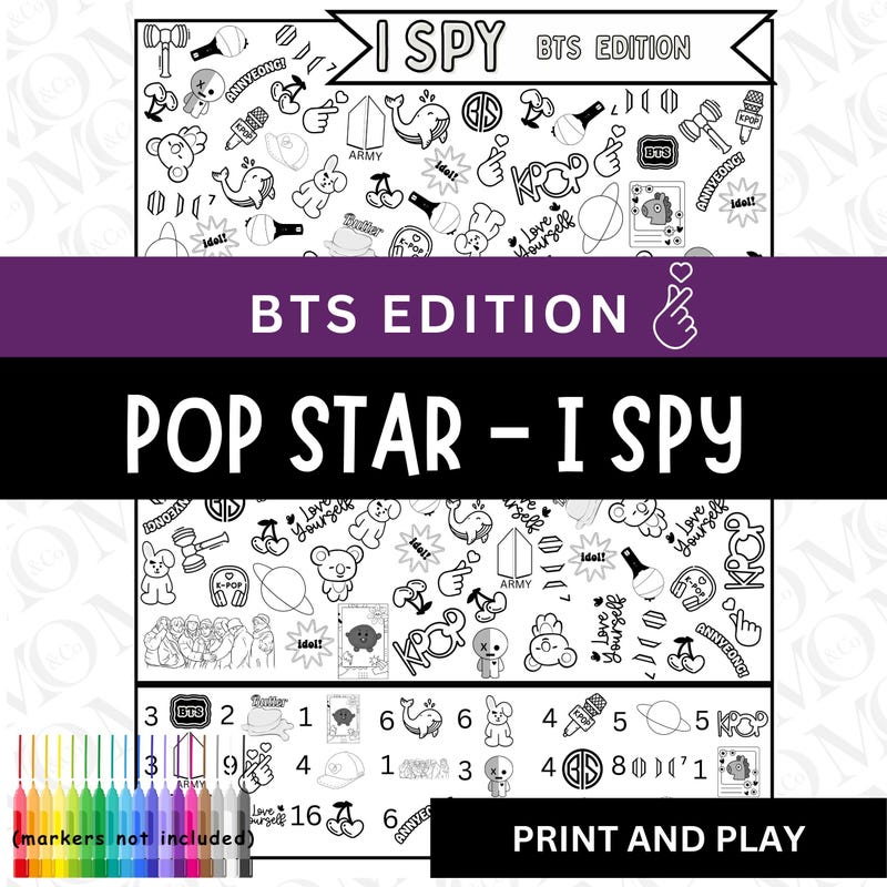 Bts Game - Etsy