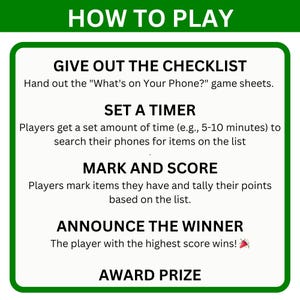 What's on Your Phone Holiday Office Party Game, Printable Fun for Work ...