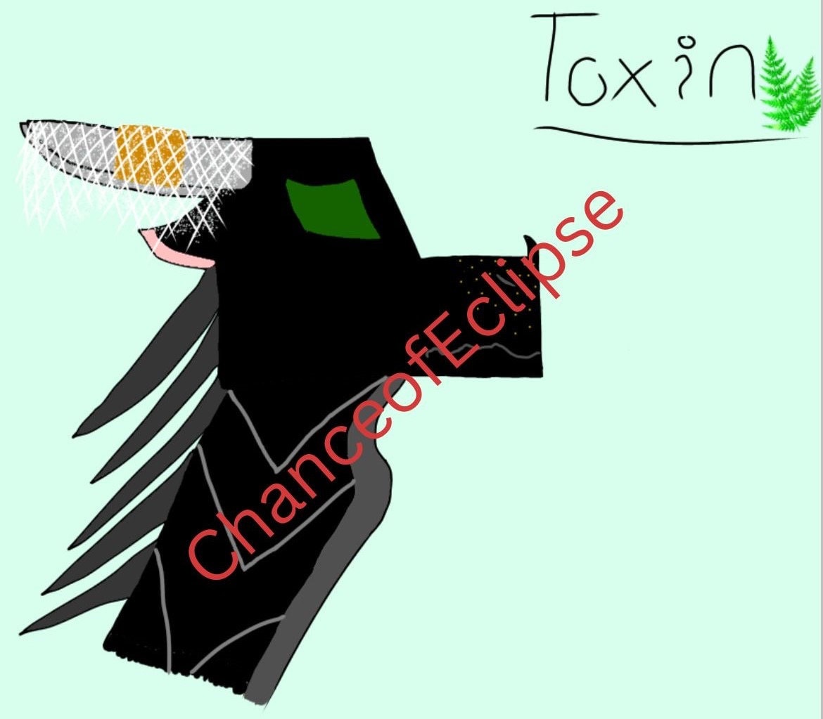 Toxin the Hivewing Wof Wings of Fire Fan Art Digital Art Download - Etsy