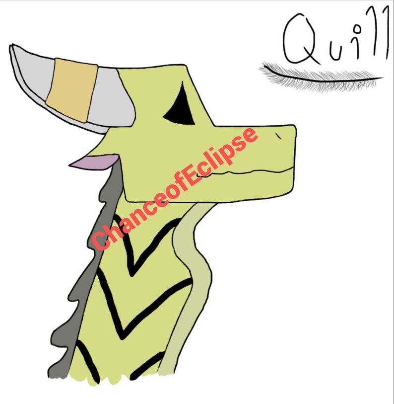 Quill the Sandwing Wof Wings of Fire Fan Art Digital Art Download - Etsy