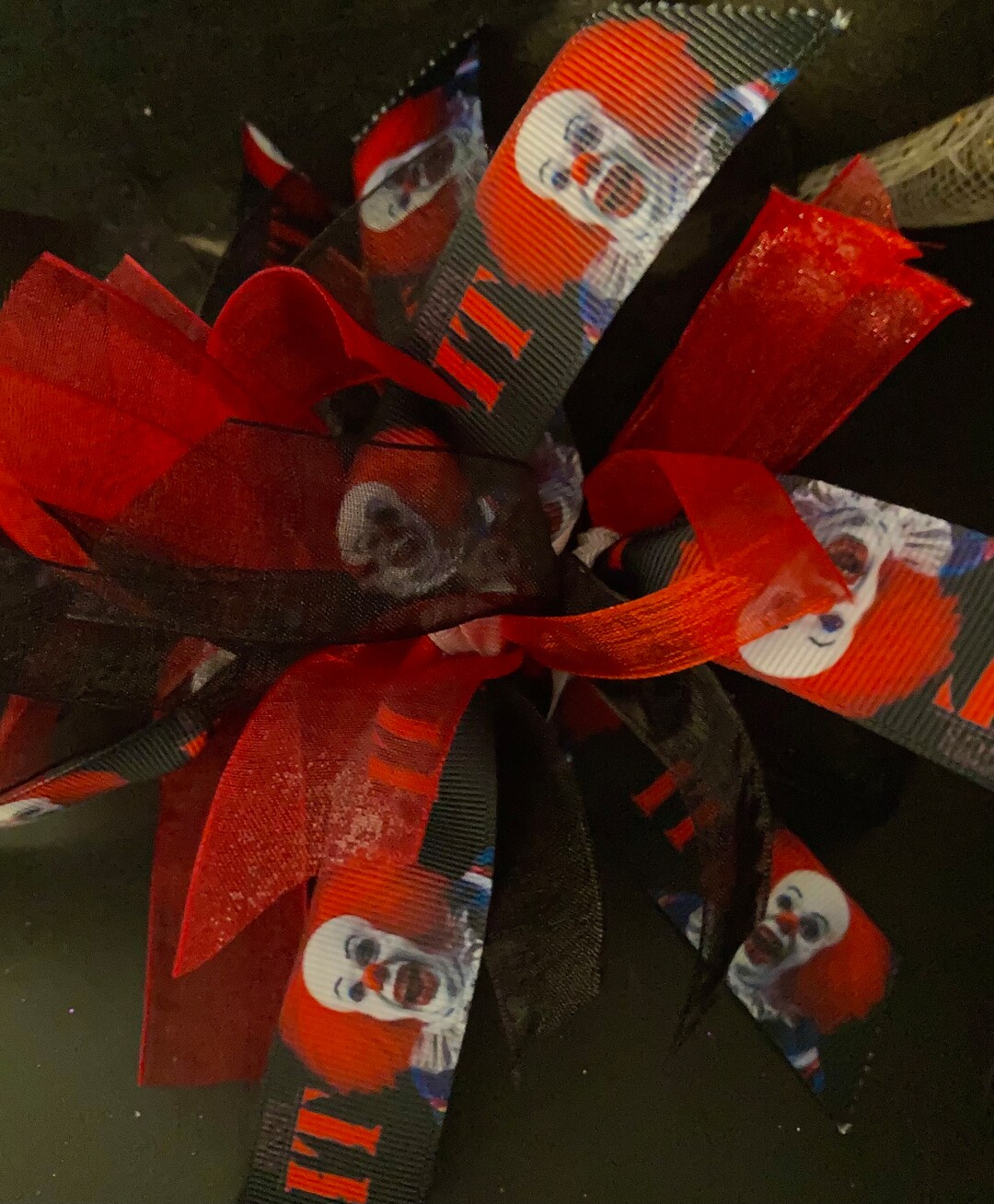 Hand Made penny Wisefrom the Movie IT Ribbon Scrunchie, Gift for Girl ...