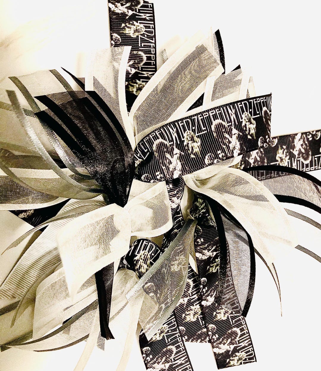 Led Zeppelin Themed Ribbon Scrunchie for Led Zeppelin Fans, Gift for ...