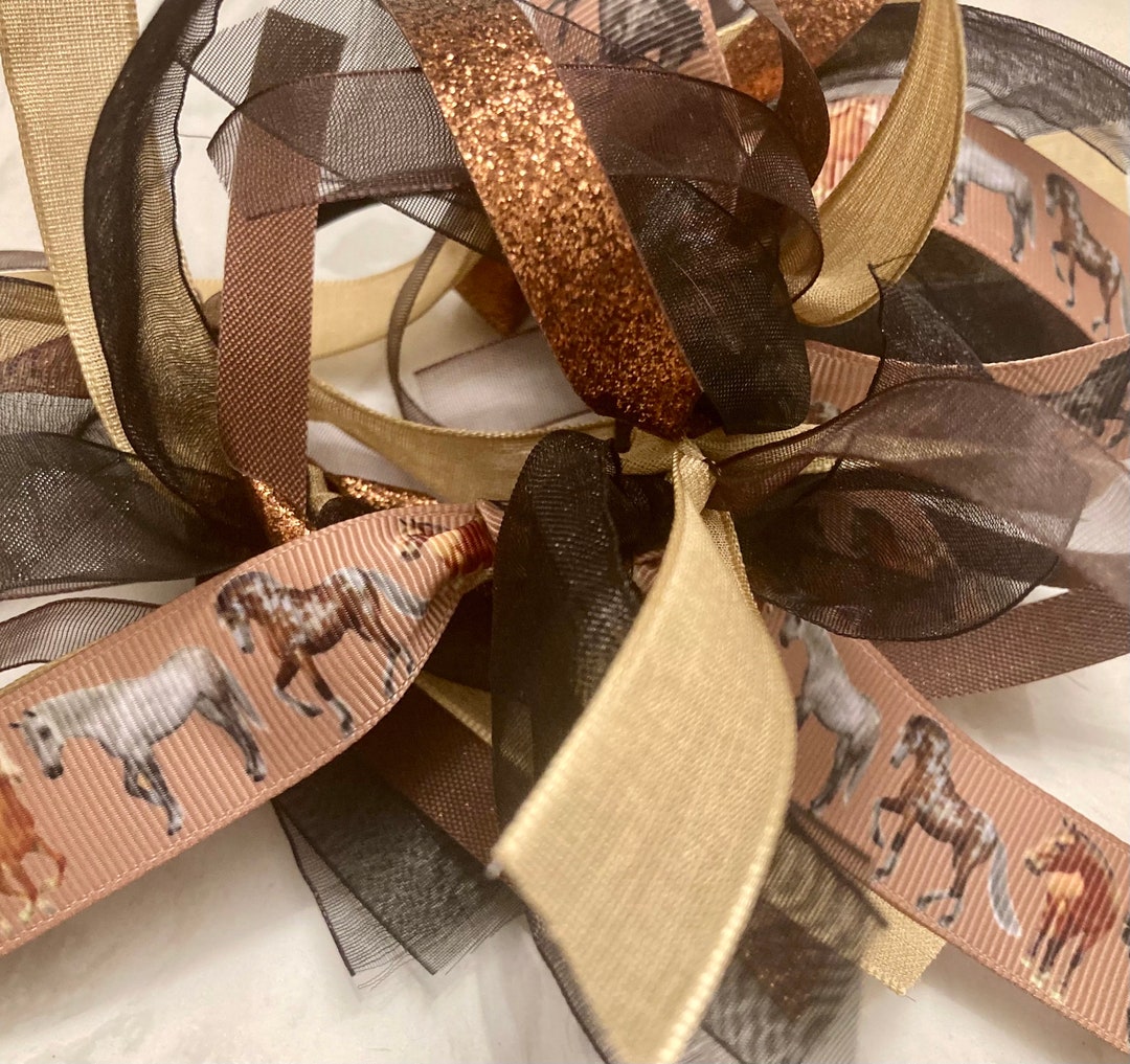 Handmade Wild Horses Hair Scrunchie, Gift Under 20.00, Gift for ...