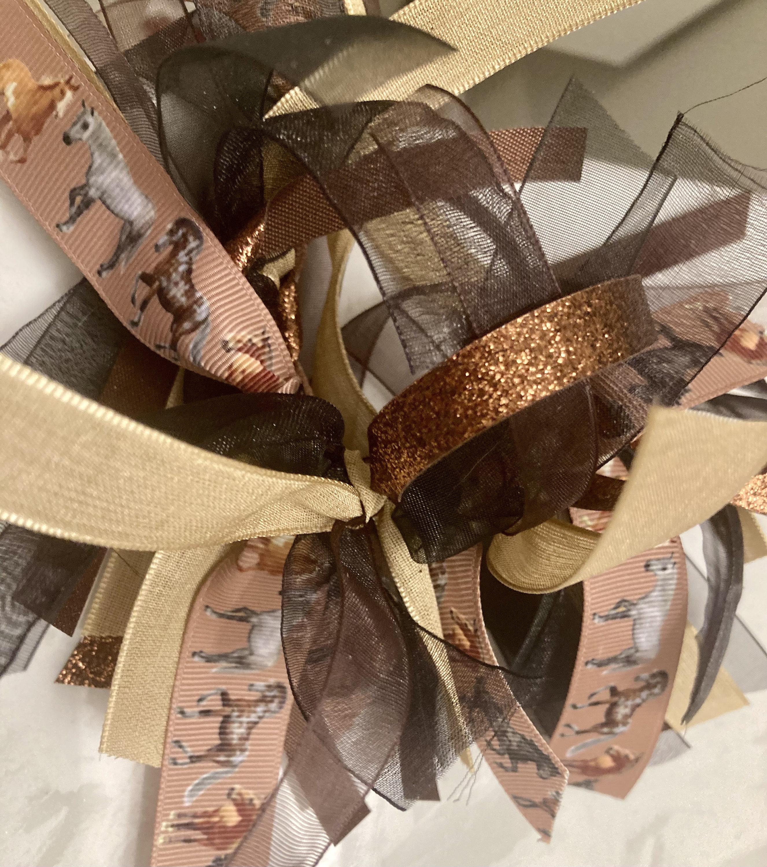 Handmade Wild Horses Hair Scrunchie, Gift Under 20.00, Gift for ...