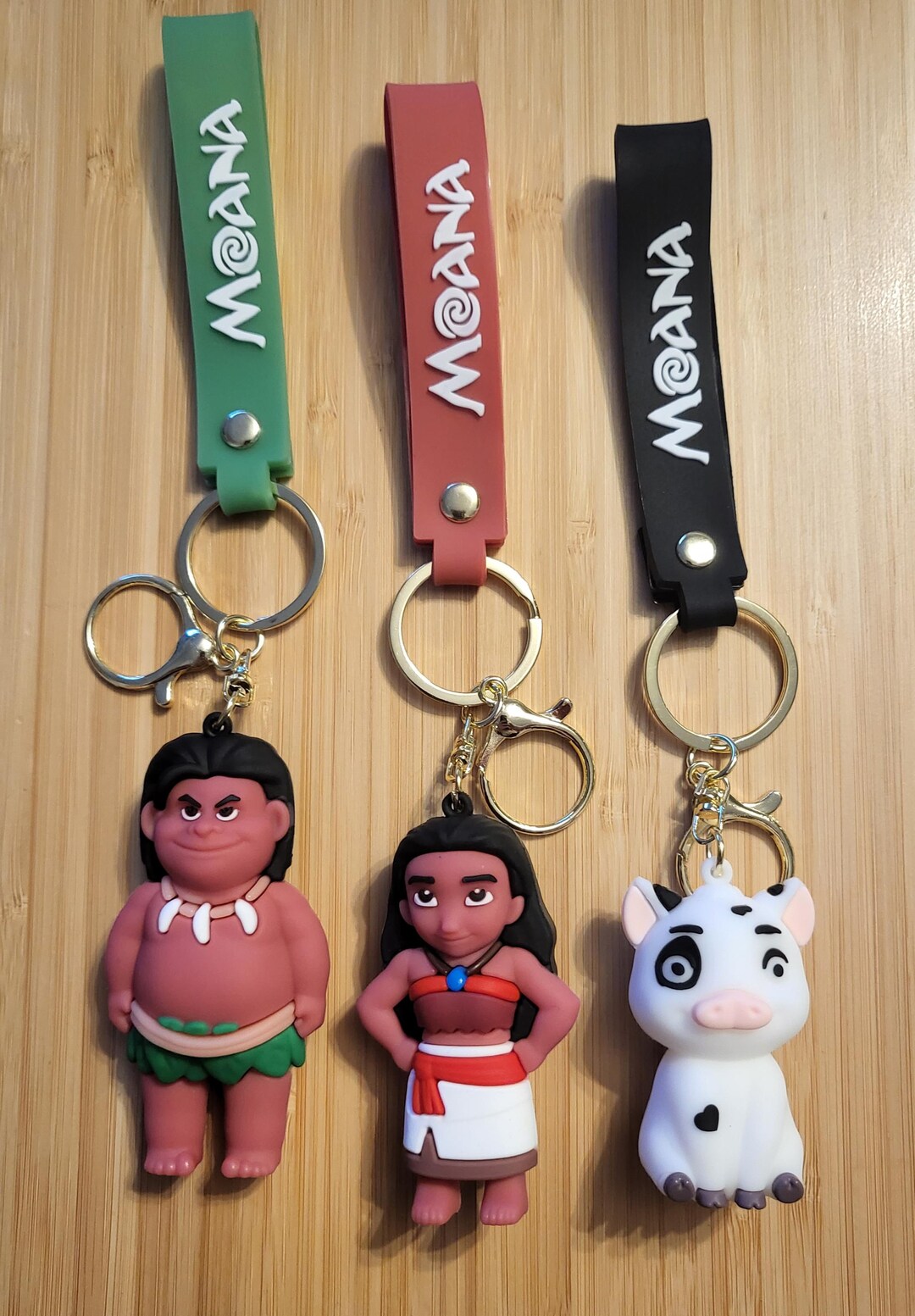 Moana Inspired Keychain Key Ring - Etsy