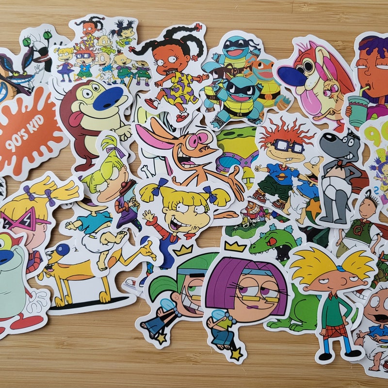 Nickelodeon Stickers - Etsy