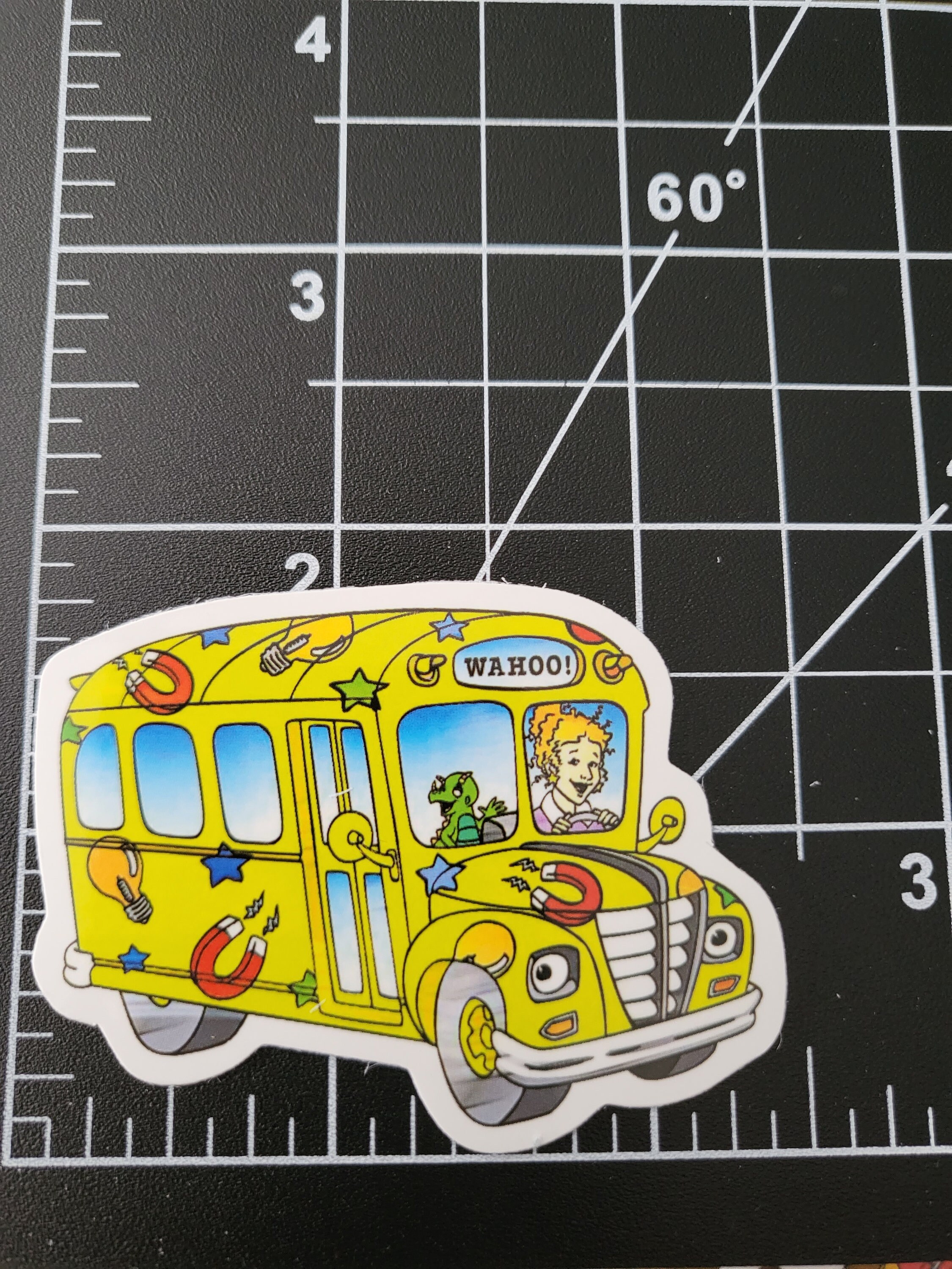 Magic School Bus Sticker - Etsy