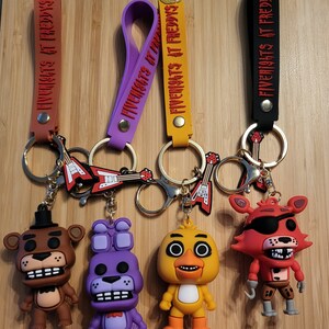 Fnaf keychain - Etsy