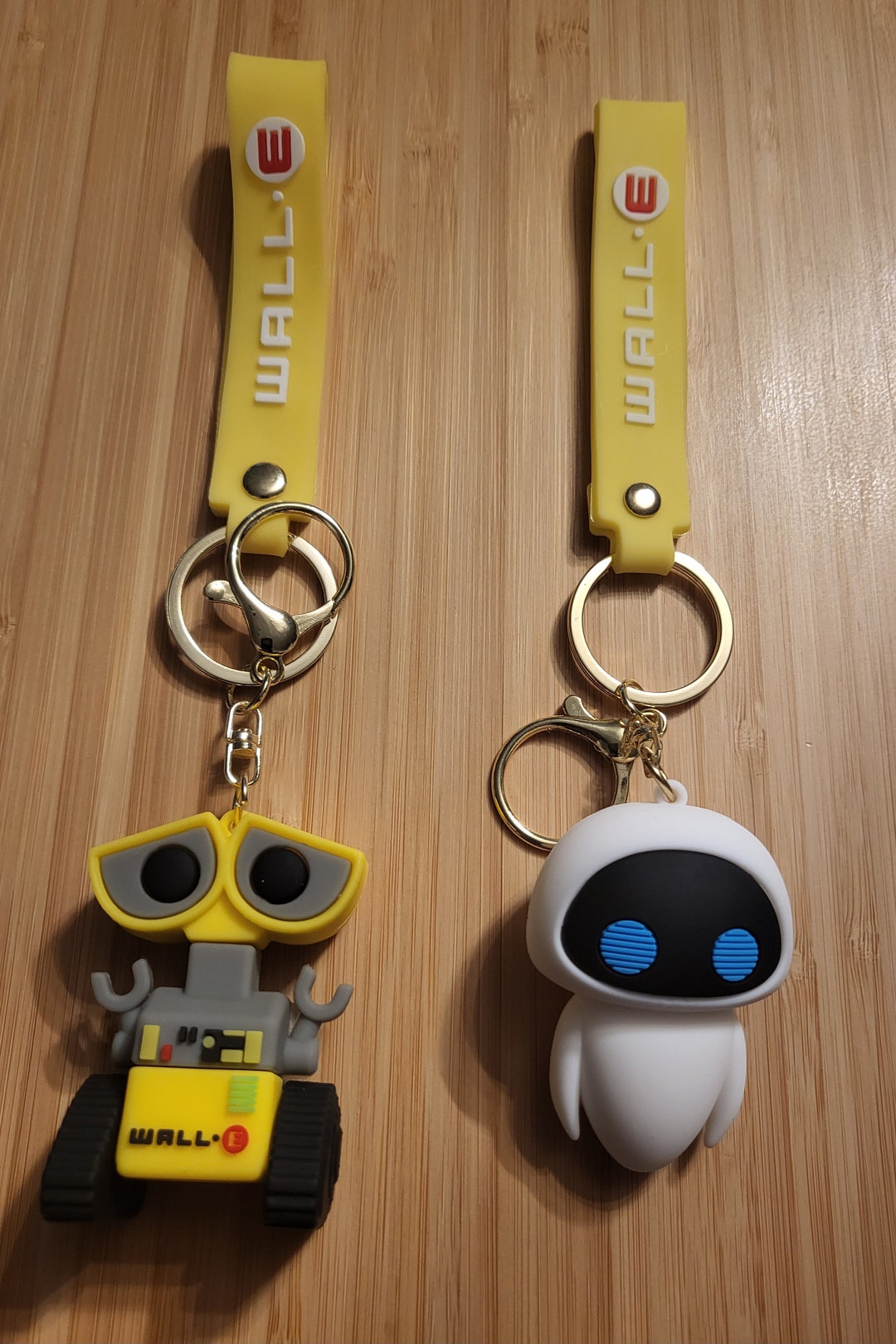 Wall E Eve Inspired Keychain Key Ring - Etsy Australia