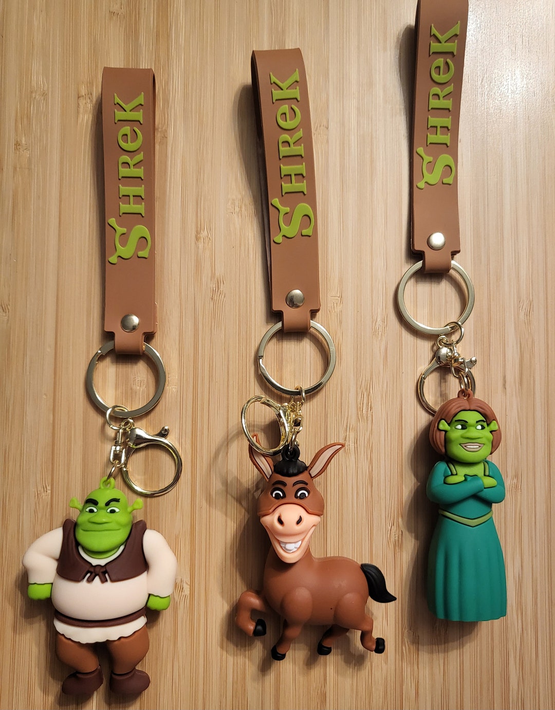 Shrek Inspired Keychain Key Ring - Etsy