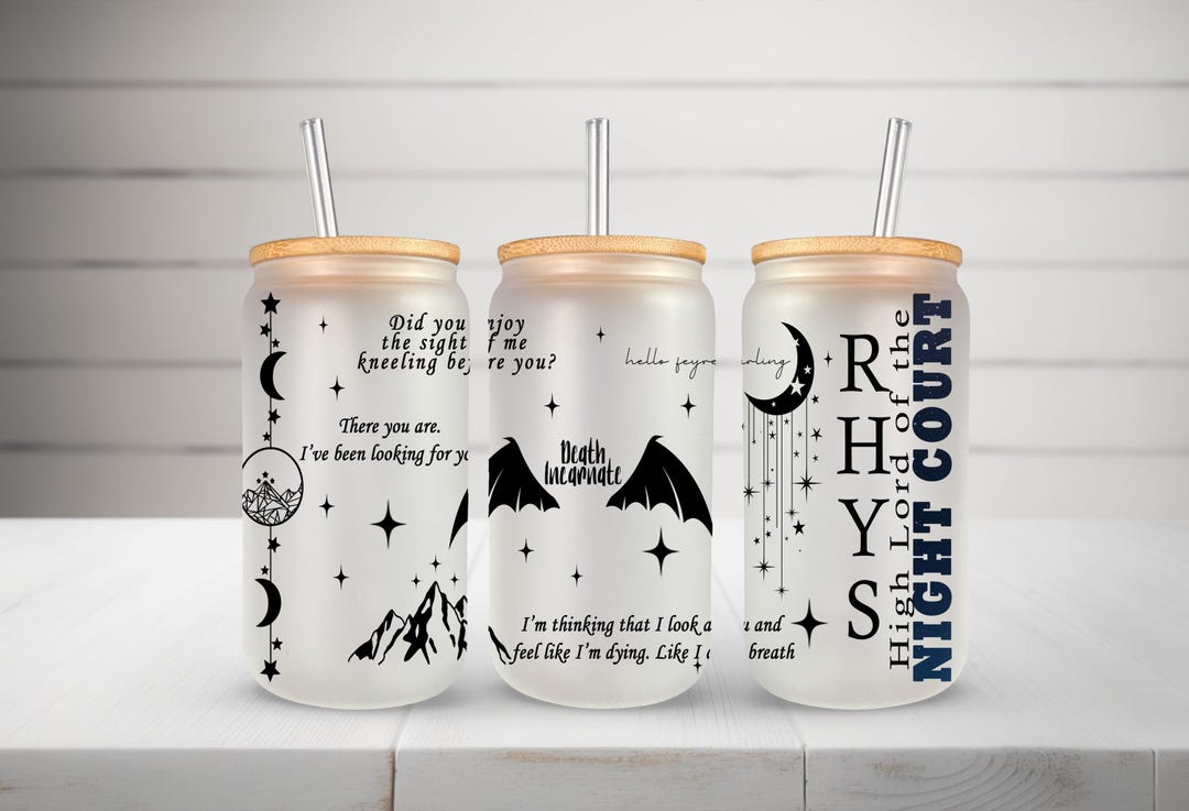 Rhys High Lord ACOTAR Glass - Etsy
