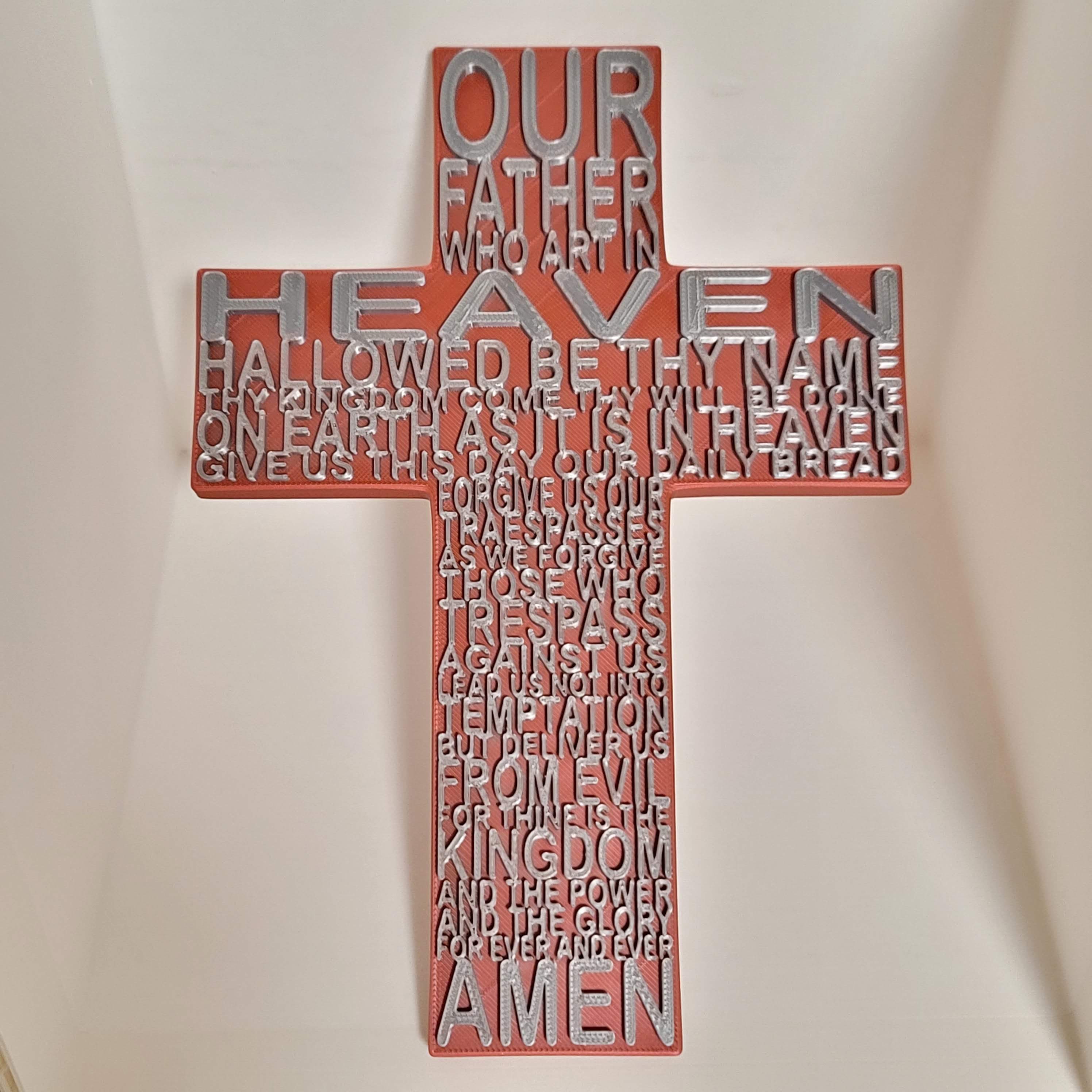 Lords Prayer Cross - Etsy