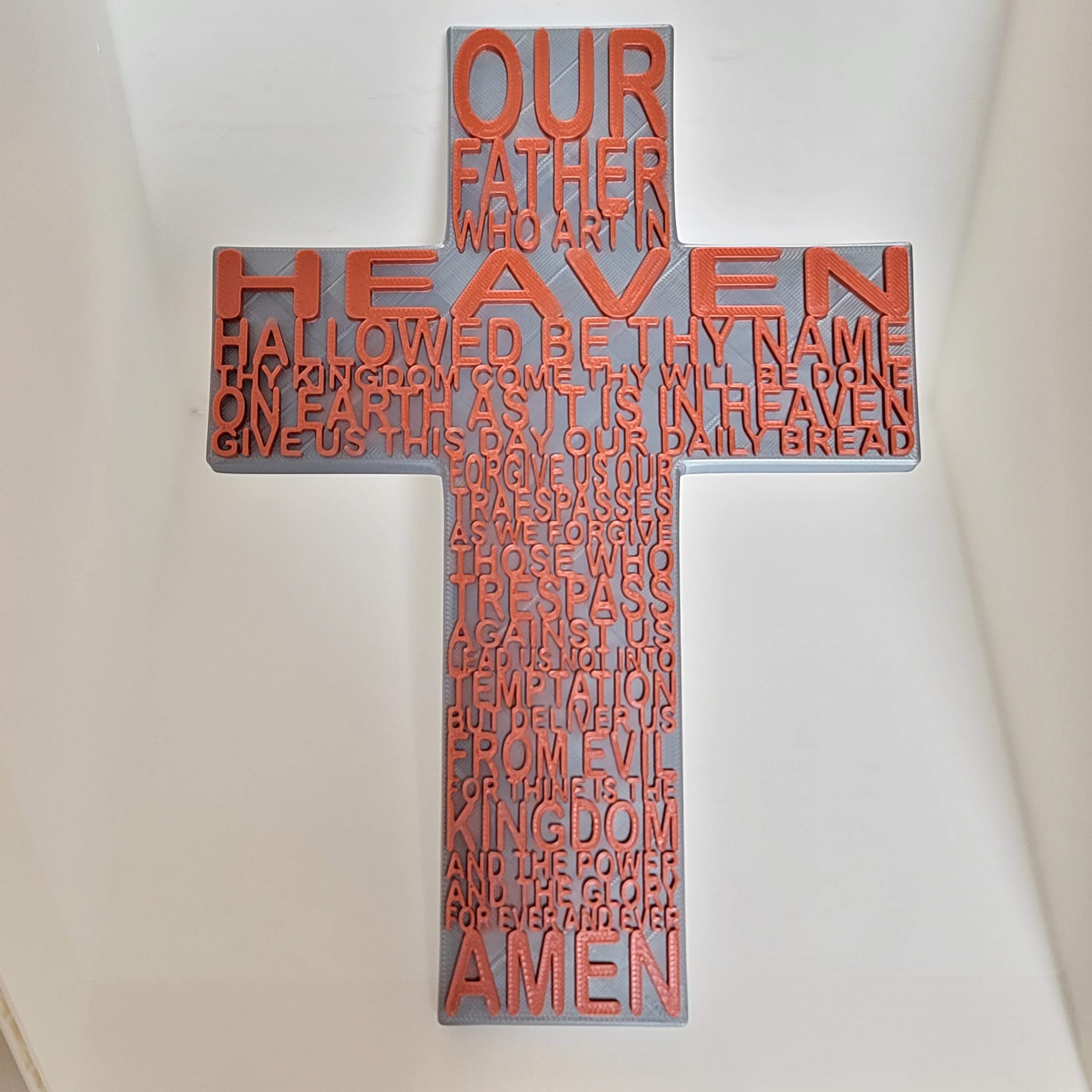Lords Prayer Cross - Etsy