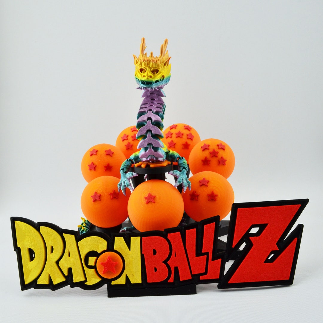 Custom Dragon Ball Z Stand With 7 Dragon Spheres, Self-standing Dragon ...