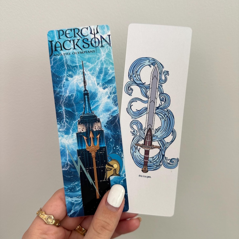 Percy Jackson Bookmark - Etsy