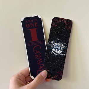 Caraval Double Sided Bookmark - Etsy