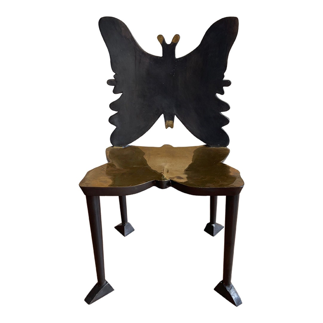 Custom Surrealist Organic Modern Mariposa Bronze Chair - Etsy