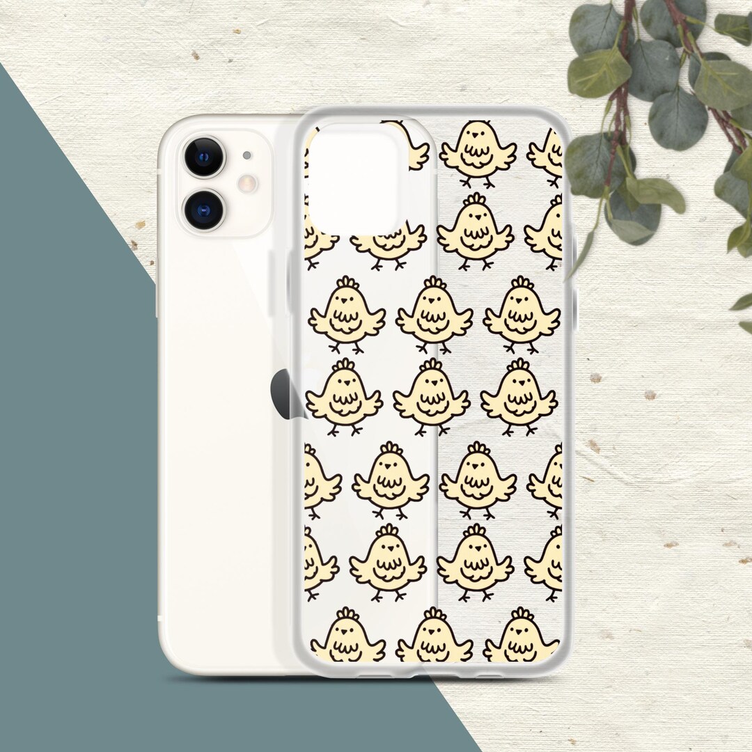 Kawaii Chicken Doodle Phone Case - Cute Cartoon Chickens Design for ...