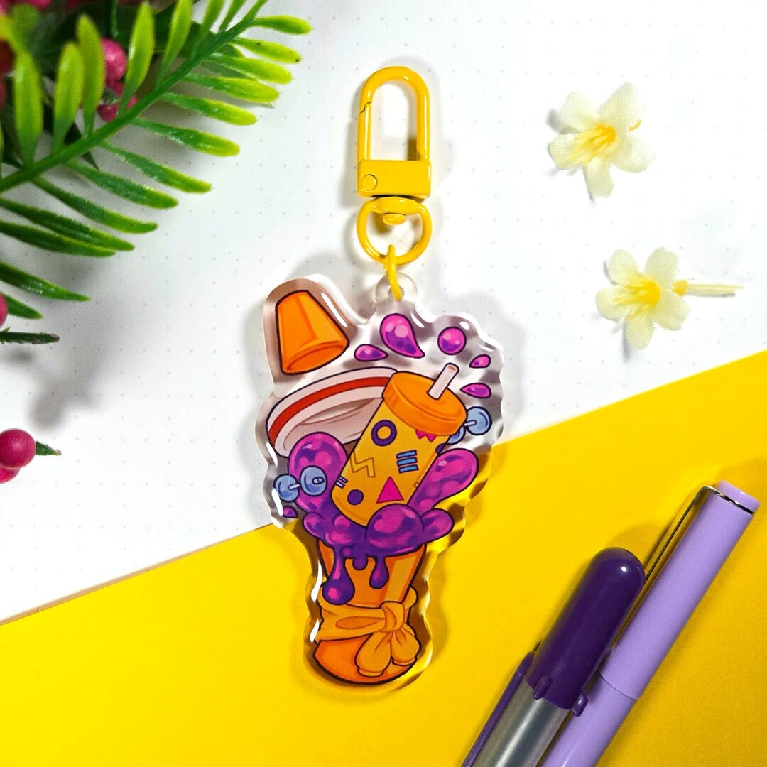 Lava Lamp Keychain: Trainer || Original Design 3" Double-sided Clear ...
