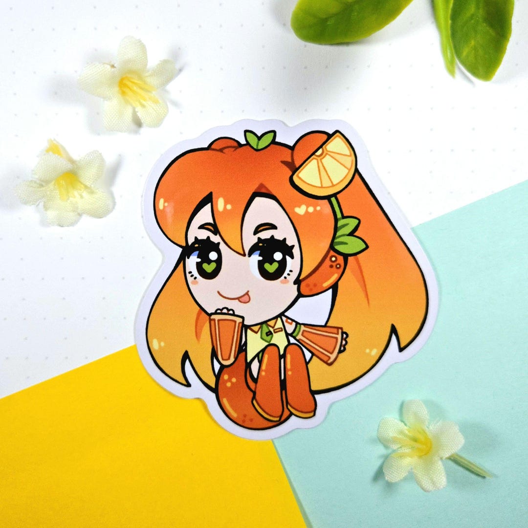 Citrus Hatsune Miku Sticker || 2.5" Vinyl, Waterproof, and Scratch ...