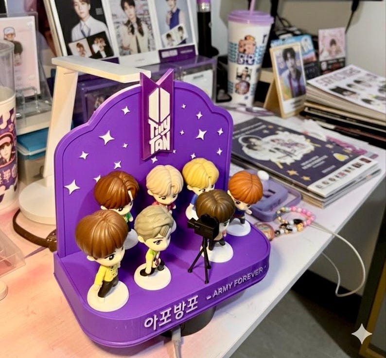 Tinytan Display Stand-bts-army Forever Sign ( No Figures Included ) - Etsy