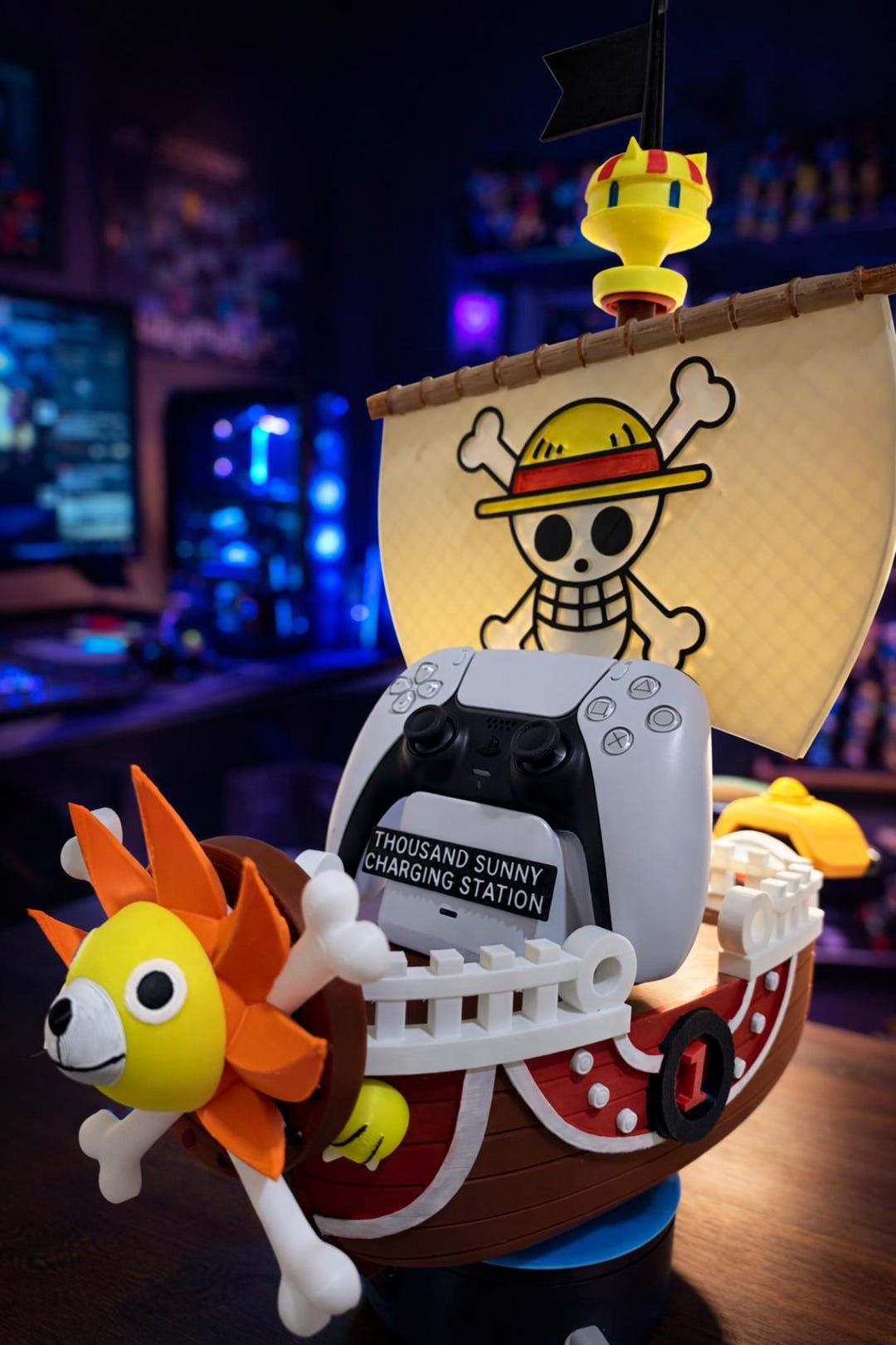 Thousand Sunny Charging Dock-one Piece Gift,joystick Holder, Desk ...