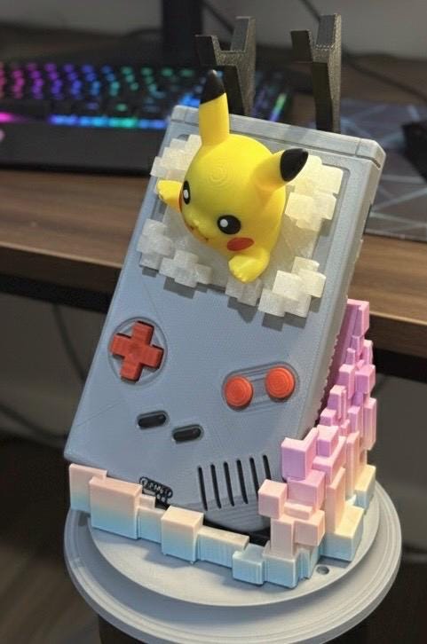 Pikachu Gameboy Controller Holder,joystick Holder, Desk Decoration ...
